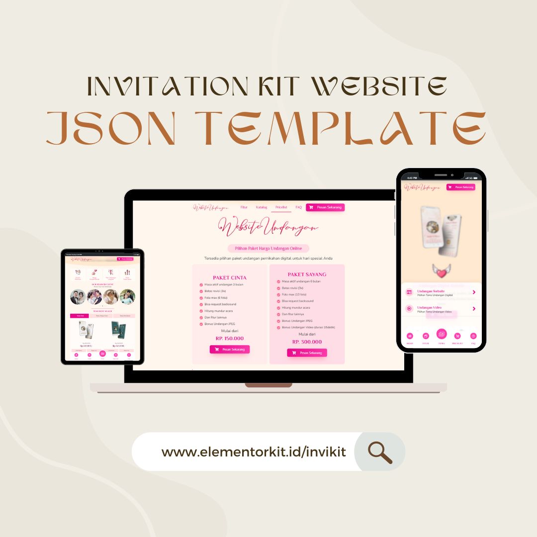 JSON Invikit Template – ElementorKit