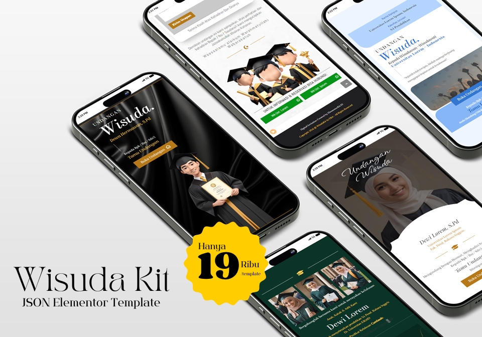 JSON Wisuda Kit Template – ElementorKit