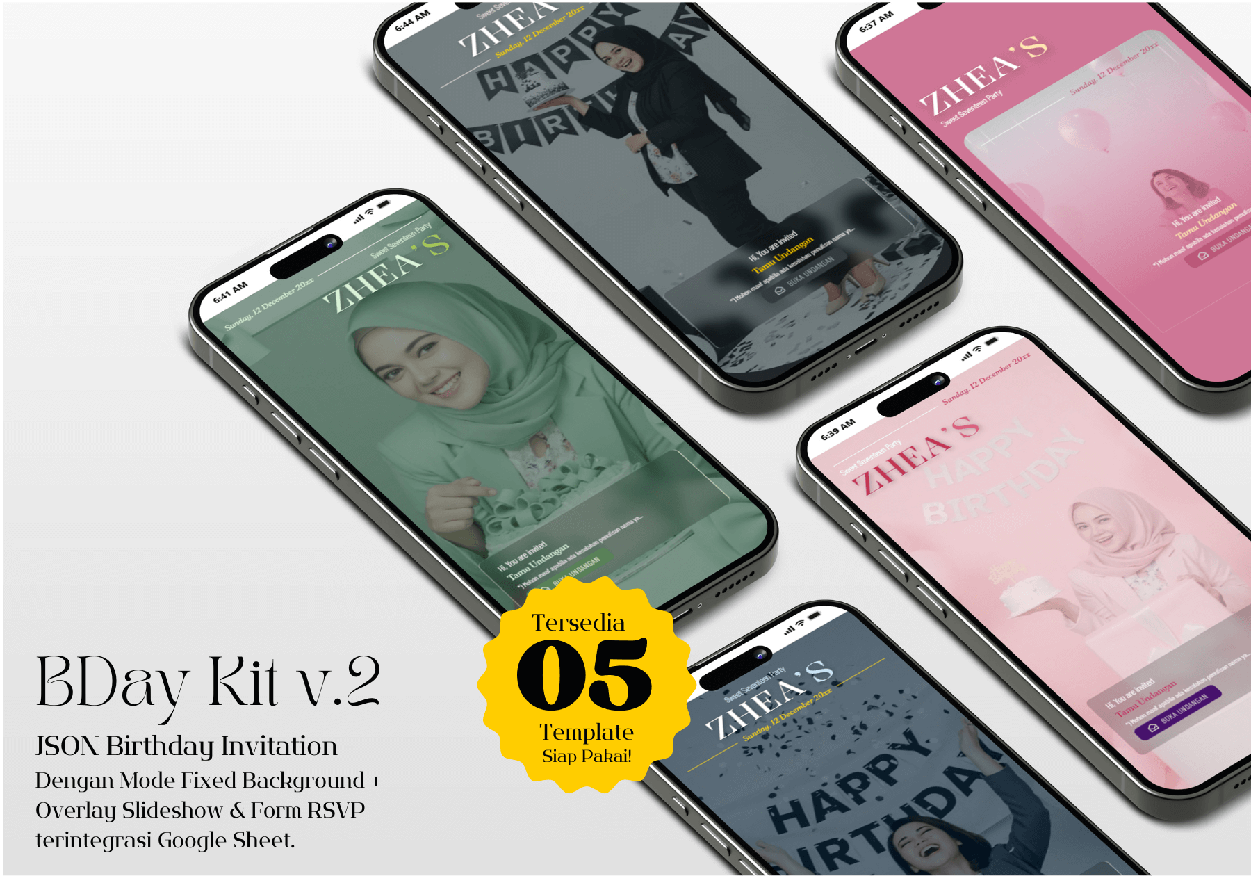 JSON Bday Kit v2 Template – ElementorKit